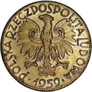 Moeda: 5 Złotych (PRÓBA) (Polônia(1952 ~ 1989 - República Popular da Polônia (prova de cunho ...