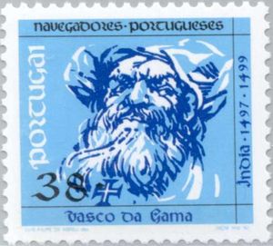 Stamp: Vasco da Gama (1469-1524) (Portugal(Portuguese Navigators (III ...