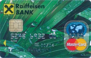 Bank Card: RaiffeisenBank MasterCard Leaves – 06/11/004 (Raiffeisen ...