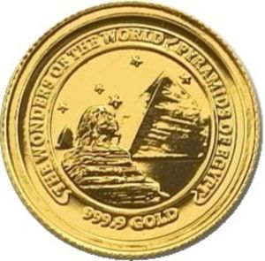 Coin: 3,000 Riels (The Wonders of the World. Sphinx and pyramid ...