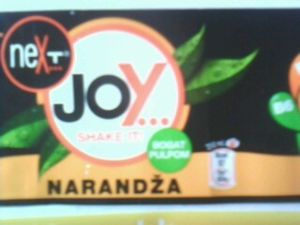 Drink Label: Next Joy (Fresh and Co D.O.O. - Subotica, SerbiaCol:RS ...