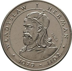 Coin: 50 Złotych (PRÓBA) (Władysław I Herman) (Poland) (1952~1989 - People's Republic of Poland ...