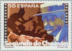 Stamp: Segundo de Chomón and Scene from "Goblin House" (Spain(Spanish ...