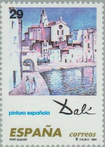 Марка: "Port Alguer" (Испания(90th Birth Anniversary of Salvador Dali ...