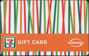 Gift Card: Colourful lines (7 Eleven, United States of America(7Eleven ...