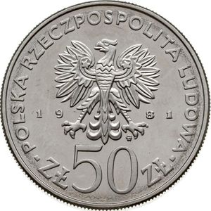 Coin: 50 Złotych (PRÓBA) (Bolesław II Śmiały) (Poland) (1952~1989 - People's Republic of Poland ...