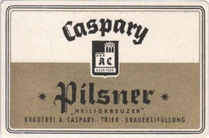 Etiqueta de bebida: Caspary Pilsner (Brauerei Caspary, AlemaniaCol:DE ...