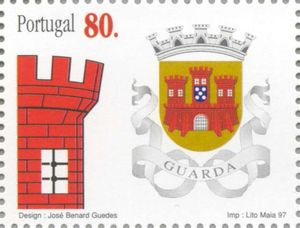 Stamp: Guarda (Portugal(Coats of arms of the districts of Portugal) Mi ...