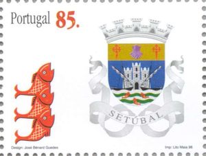 Stamp: Setúbal (Portugal(Coats of arms of the districts of Portugal) Mi ...
