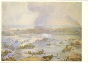 Postcard: The ruins of Stalingrad. Panorama of the battle. (Soviet ...