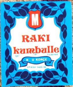 Drink Label: Raki Kumbulle (Food Enterprise Korce, AlbaniaCol:AL-LIQ-000019