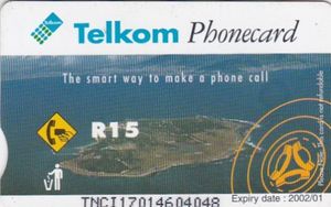 Phonecard: Robben Island (Telkom, South Africa(Chip Cards) Col:ZA-TKM ...