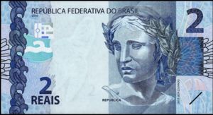 Banknote: 2 Reais (Brazil(2003-2020 Issue) Wor:P-252a,Ww :C333