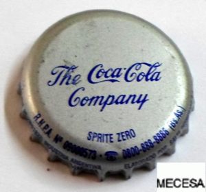 Bottle Cap: Coca Cola (Salta Refresco S.A., ArgentinaCol:SO-AR-00101