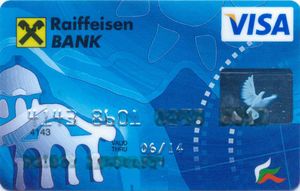 Bank Card: RaiffeisenBank Visa Blue Temple – 08/11/006 (Raiffeisen Bank ...