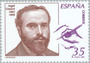 Stamp: Angel Ganivet García (Spain(Centenaries) Mi:ES 3422,Sn:ES 2957 ...