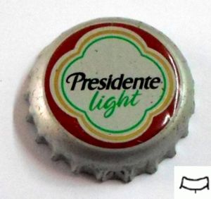 Bottle Cap: Presidente Light (Cervecería Nacional Dominicana, Dominican ...