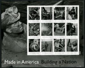 Stamp: Building a Nation: Coal Miner Sheet (United States of America ...