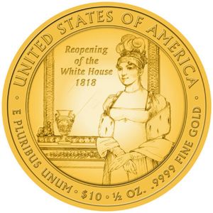 Coin: 10 Dollars (Elizabeth Monroe) (United States of America) (B06c ...