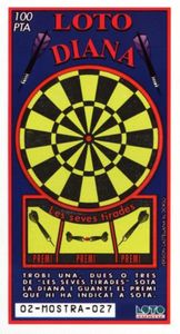 Lottery Ticket: 082-Loto Diana. (Loto Catalunya, Spain(082-Loto Diana ...