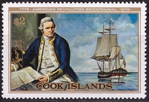 Stamp: Captain James Cook (Cook Islands(American Bicentennial) Mi:CK ...
