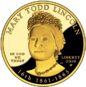 Coin: 10 Dollars (Mary Todd Lincoln) (United States of America) (B06c ...