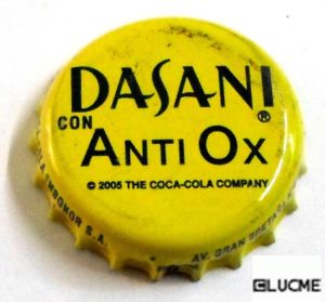 Bottle Cap: Dasani (Coca-Cola Embonor, S.A., ChileCol:SO-CL-00010