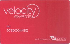 Functional Card: Velocity Rewards (Airlines, Australia) (Velocity ...
