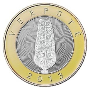 Coin: 2 Litai (Verpste) (Lithuania) (1991~2014 - Parliamentary Republic ...