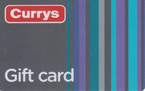 Gift Card: Colored lines (Currys PC World, United Kingdom of Great ...