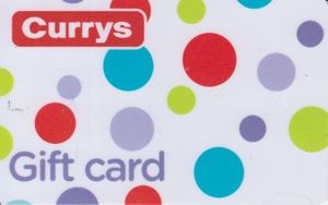 Gift Card: Colored dots (Currys PC World, United Kingdom of Great ...