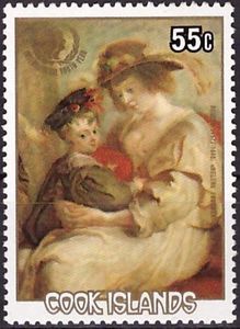 Stamp: Helena Fourment (Cook Islands(Intl,Youth Year) Mi:CK 1055,Sn:CK ...