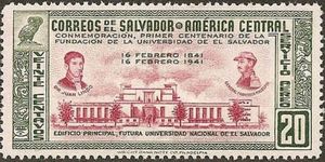 Stamp: Juan Lindo and General Francisco Malespin (El Salvador) (100 ...