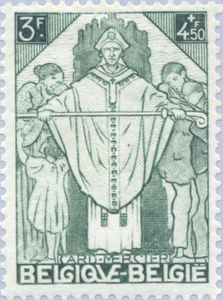 Stamp: Cardinal Mercier (1851-1926) (Belgium(Cardinal Mercier) Mi:BE ...