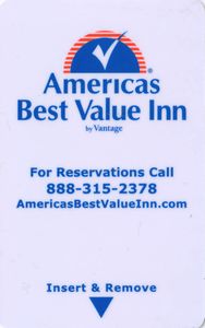 Hotel Card: Americas Best Value Inn - 888-315-2378 (Americas Best Value ...