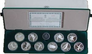 Coin: 20 Dollars (XV Winter Olympic Games 1988 Calgary - Ski jumper ...