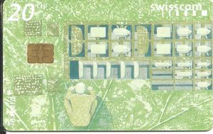 Phonecard: Œuvre III (Swisscom, Switzerland(Serie 035: Swisscom Art ...