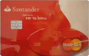 Bank Card: Santander (Banco de Santander, SpainCol:ES-MC-0039.05