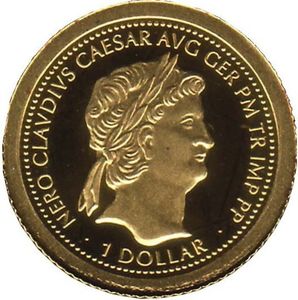 Coin: 1 Dollar (Nero Claudius Caesar Augustus Germanicus) (Fiji) (1969 ...