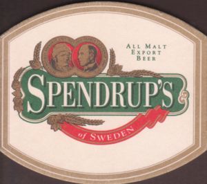 Beer Coaster: Spendrup's (Spendrups Bryggeri AB, SwedenCol:SE-000012