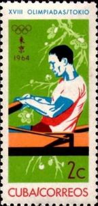 Stamp: Rowing (Cuba(Summer Olympic Games 1964 - Tokyo) Mi:CU 913,Sn:CU ...
