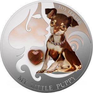 Coin: 2 Dollars (Toy Terrier) (Fiji(2013 - Dogs)