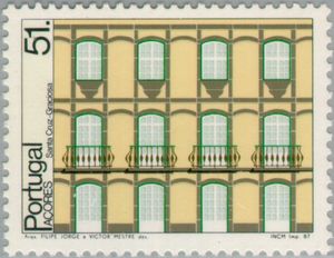 Stamp: Windows and Balconies (Azores(Windows and Balconies of the ...