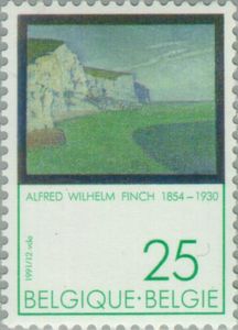 Stamp: The English Coast at Dover Alfred Wilhelm Finch (1845-1930 ...