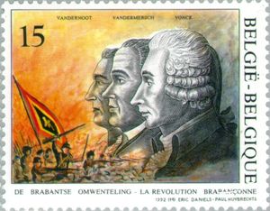 Stamp: Henri Van Der Noot, Jan Frans Vonck and André Van Der Mersch ...