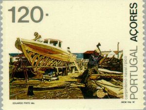 Timbre: Boat builders (Açores(Traditional Occupations in Azores (III ...