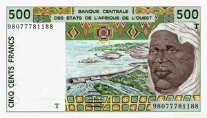 Banknote: 500 Francs (West African States(T for Togo) Wor:P-810 Ti