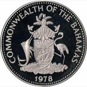 Moneda: 10 Dollars (5th. Ann. of independence - Sir Milo B. Butler ...