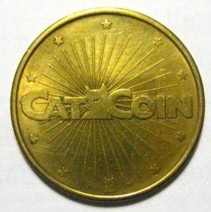 Token: Cat Coin / No Cash Value (28.5 mm) (Netherlands(Machine Tokens ...