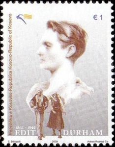 Stamp: Edit Durham (1863-1944) (Kosovo(Persons) Mi:KO 127,Yt:KO 32,Sg ...